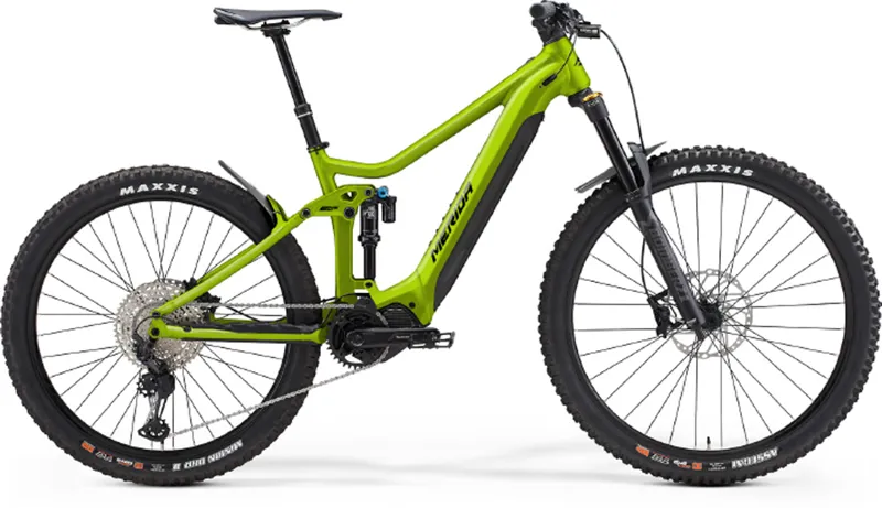 2022 Merida e160 500 Aluminium Electric Mountain Bike in Green